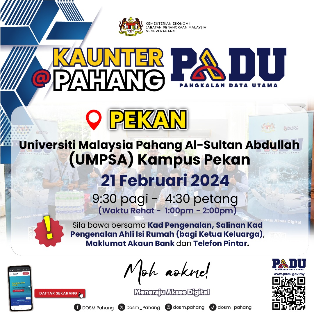 Semua dijemput hadir, terima kasih.